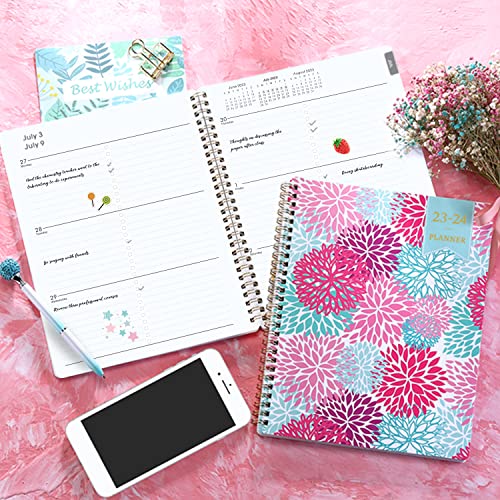 Planner 2023-2024 – Academic Planner 2023-2024, Jul 2023 - Jun 2024, 8" x 10",Weekly & Monthly Planner with to-do Lists, 8" x 10", Twin-Wire Binding, Flexible Cover, Thick Paper, Perfect for planning