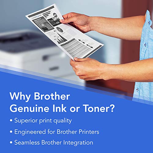 Brother Genuine High Yield Toner Cartridge, Black Toner, Page Yield Up To 2,600 Pages, TN360