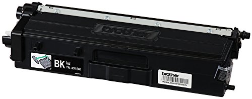 Brother Printer TN431BK Standard Yield Toner-Retail Packaging , Black
