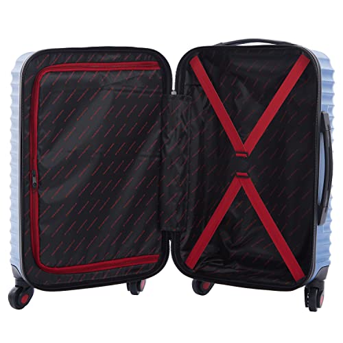 Travelers Club Orion Luggage and Travel Accessories, Blue, 6-Piece Set