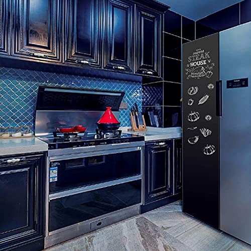 Chalkboard Wall Sticker Blackboard Decor PVC Self Adhesive DIY Removable Reusable Erasable Wallpaper for Door Fridge