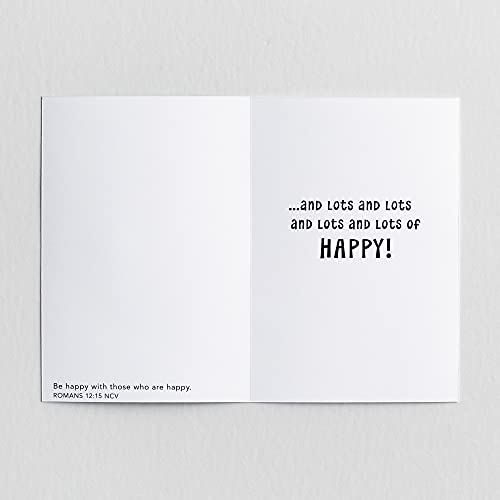 DaySpring - Peanuts - Happy Birthday - 4 Design Assortment with Scripture - 12 Boxed Cards & Envelopes (J0381)