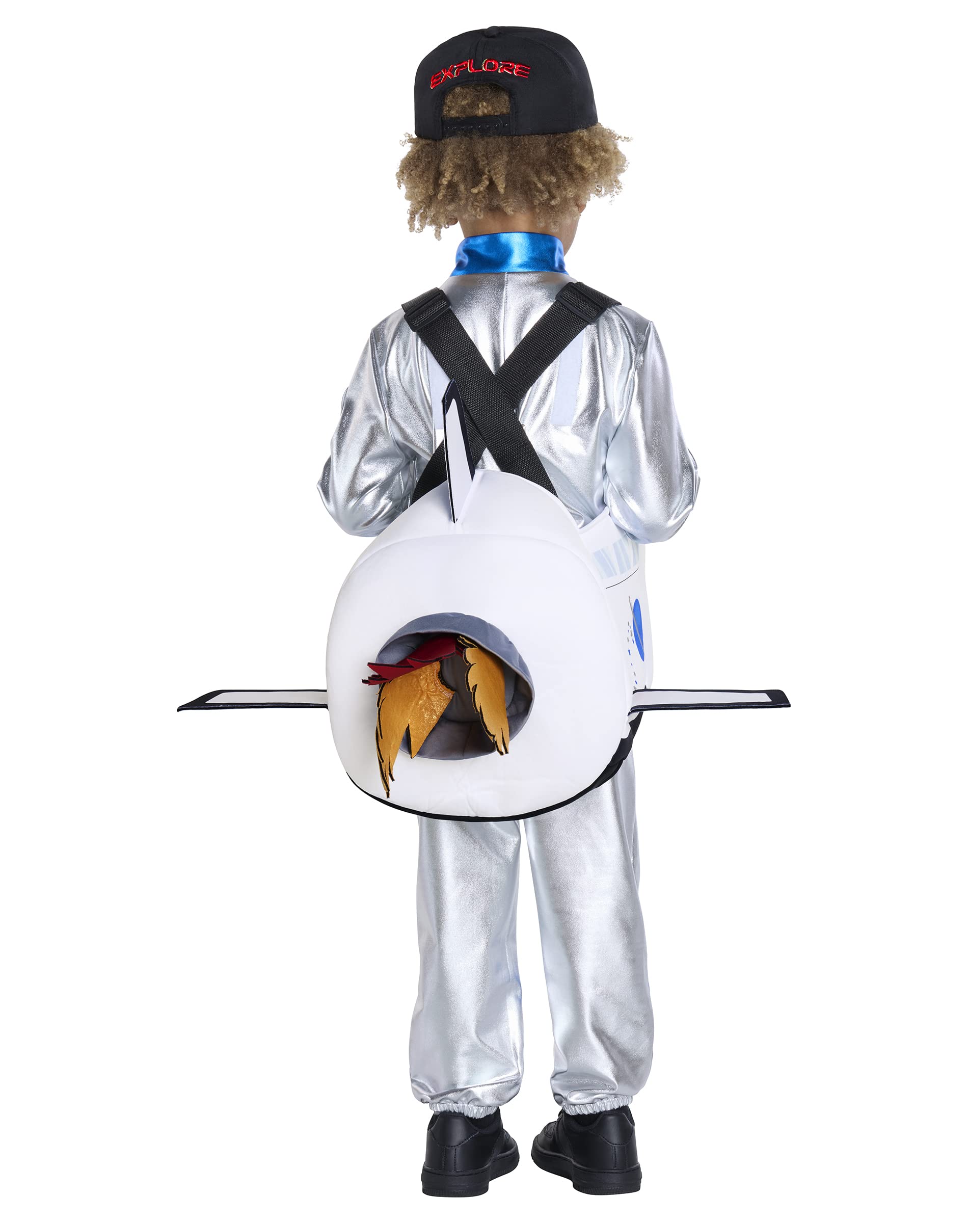 Spirit Halloween Toddler Rocket Ride-Along Costume | Astronaut Costume | 3D Costume