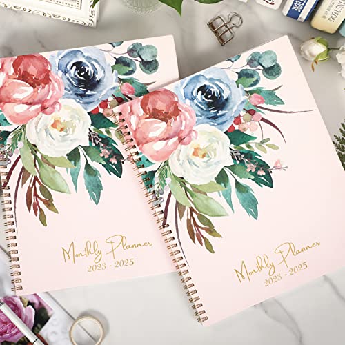 2023-2025 Monthly Planner/Calendar - Monthly Planner 2023-2025 with Monthly Tabs, July 2023 - June 2025, 9’’ × 11’’, Two Year Monthly Planner with Inner Pocket, Perfect Organizer