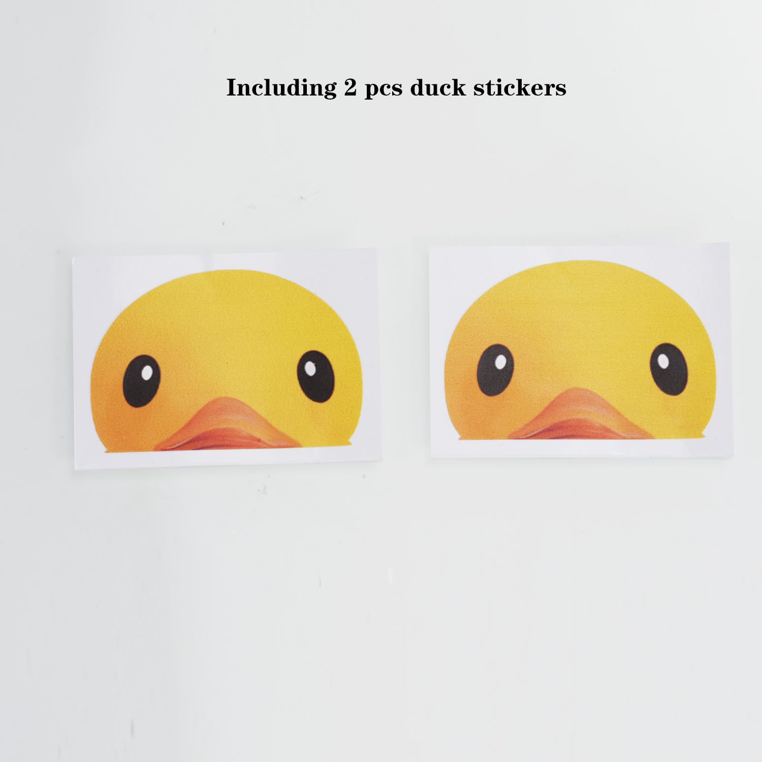 LUAATT Duck Peeker Rear View Mirror/Windshield Decal,2 Pcs Cute Duck Car Mirror Sticker Vinyl Truck Window Sticker