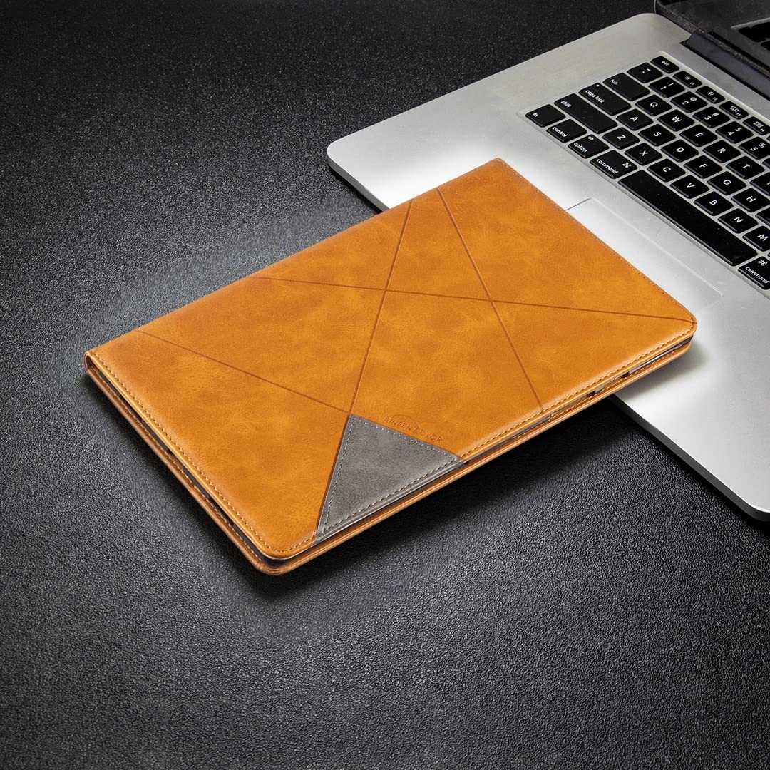Stand Tablet Cover Premium PU Leather Case Compatible with Samsung Galaxy Tab A8 10.5" X200 / X205 (2021),Smart Magnetic Flip Fold Stand Case with Card Slot Protective Cover Compatible with Man/Woman