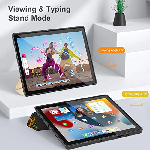 May Chen Case for Samsung Galaxy Tab A8 10.5 Inch 2022 Release, Auto Wake/Sleep Slim PU Lightweight Trifold Stand Folio Cover for Samsung Galaxy Tab A8 Tablet [SM-X200/X205/X207], Sunflower