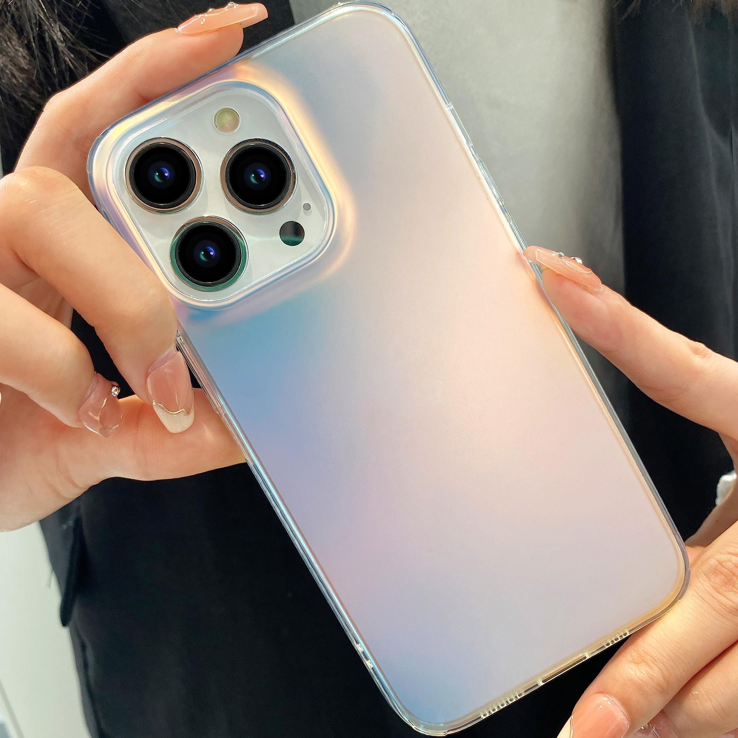 Goodon for iPhone 13 Pro Max Case with Bumper, Fashionable Design for Women Girls,[Military Grade Drop Protection] Shockproof Protective Luxury Aesthetic Phone Cover 6.7 inch, Gradient Color