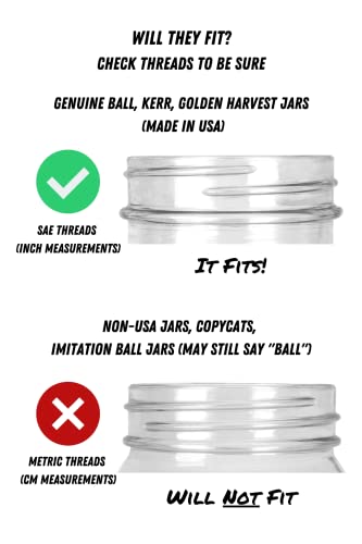 Wooden Mason Jar Lids Value Pack - 24 Mason Jar Lids Choose From Regular Mouth or Wide Mouth - Custom Molded Screw Top Mason Jar Lid Set Storage Lids for Ball Jars Only by Kitchen Charisma (Regular Mouth (2.5 in. Jar Opening), Acacia Wood (Brown Color))