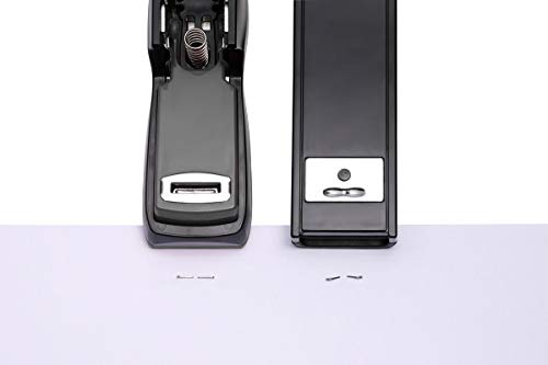 Bostitch Stapler with Staples Value Pack Set, Heavy Duty Stand Up Stapler, Black, 40 Sheet Capacity with 5000 Staples, Small Stapler Size, Fits Into The Palm of Your Hand (B175-BLK -VP)