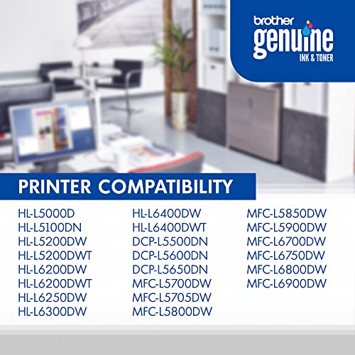 Brother Genuine High Yield Toner Cartridge, TN850, Replacement Black Toner, Page Yield Up To 8, 000 Pages, Amazon Dash Replenishment Cartridge