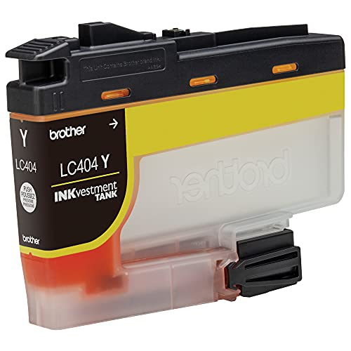 Brother Genuine LC404Y Yellow INKvestment Tank Ink Cartridge