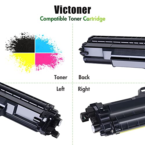 VICTONER Compatible Toner Cartridge Replacement for Brother TN227 TN 227 TN223 TN-227 TN227BK HL-L3270CDW MFC-L3770CDW MFC-L3750CDW HL-L3290CDW HL-L3210CW Printer High Yield (4 Pack TN-223BK/C/M/Y )