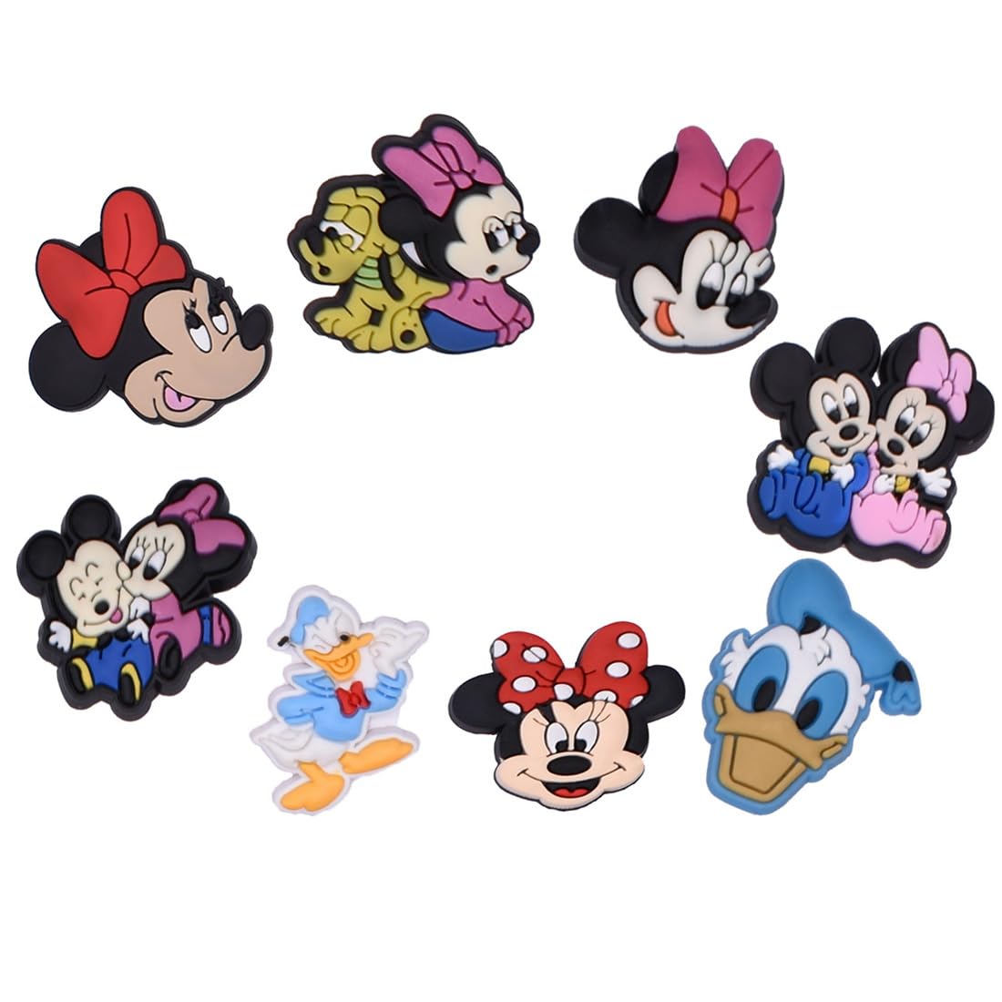 Disney Mickey Mouse Duck Shoe Charms Pack for Croc,Shoe Decoration DIY Multi-Item Party Favor Packs Gifts for Boy and Girl