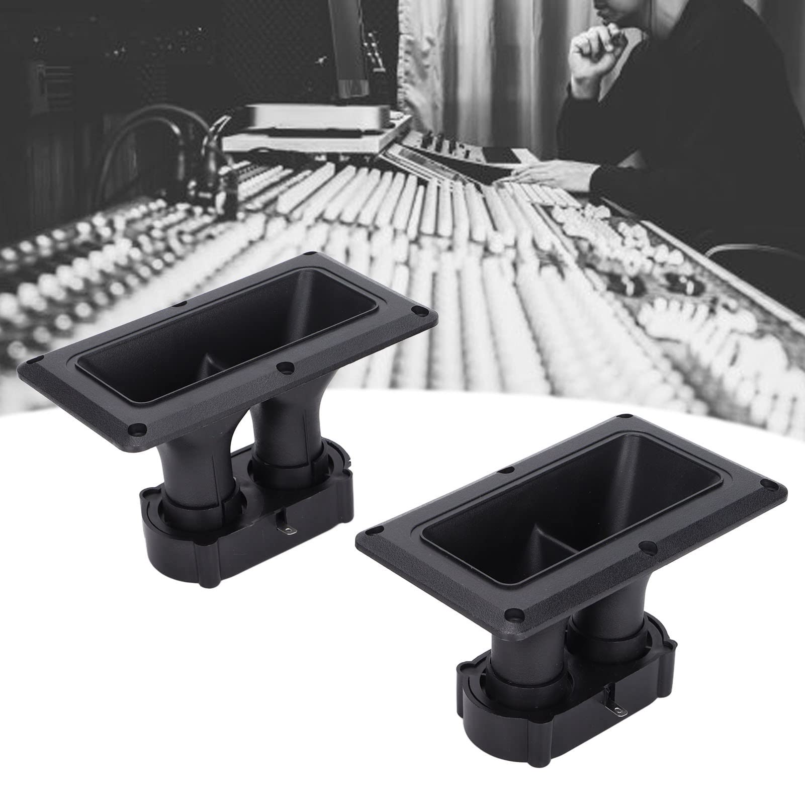 Wide Dispersion Horn Tweeter Dual Drive Ceramic High Sensitivity Piezoelectric Speaker Tweeters