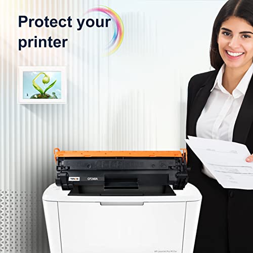 TESEN Compatible CF248A Toner Cartridge Replacement for HP CF248A Black Toner for use in HP Laserjet Pro M15w M15a M16w M16a MFP M29w M29a M28w M28a Printer (2 Packs, with New Chip)