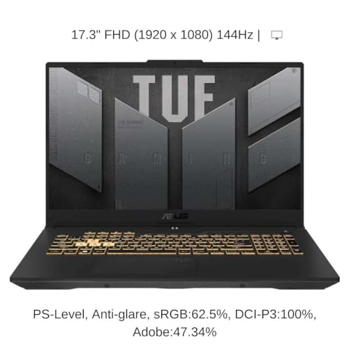 HIDevolution ASUS TUF Gaming A17 FA707XU 17.3" FHD 144Hz, 4.0 GHz Ryzen 9 7940HS, RTX 4050, 32 GB DDR5 RAM, 1 TB PCIe SSD, Windows 11 Pro