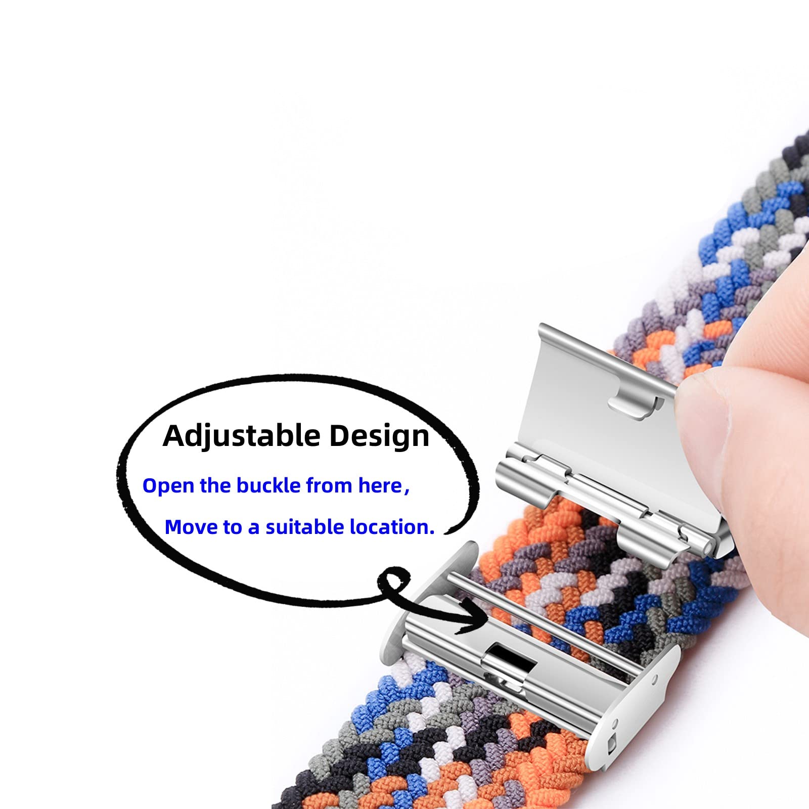 Mazoft 20mm Bands Compatible with Samsung Galaxy 7 6 5 Pro 4 & 6 Classic Active 2 47mm 46mm 45mm 44mm 43mm 42mm 40mm Watch;Quick Release Replacement Nylon Braided band for Samsung Galaxy Watch 7 6 5