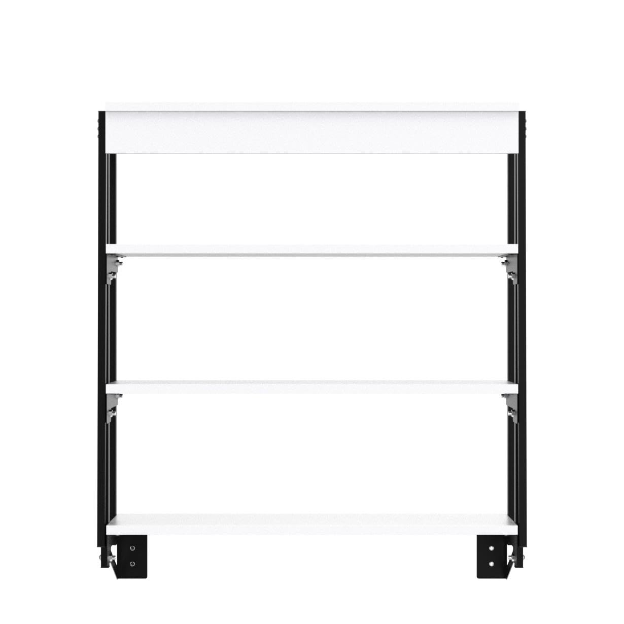 Ultimate Premium Products Murphy Folding Table | Wall Mounted Table Dining Table | Multifunctional Desk & Shelf | Storage Shelf | Small Space Desk (White Color)