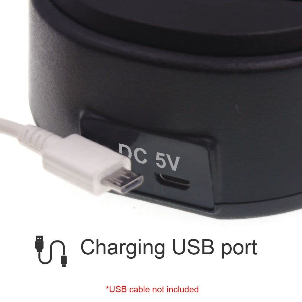 KJDEYT Desktop Charger Dock for Inrico B01 B02 Wireless Bluetooth Microphone (8.4V Output)