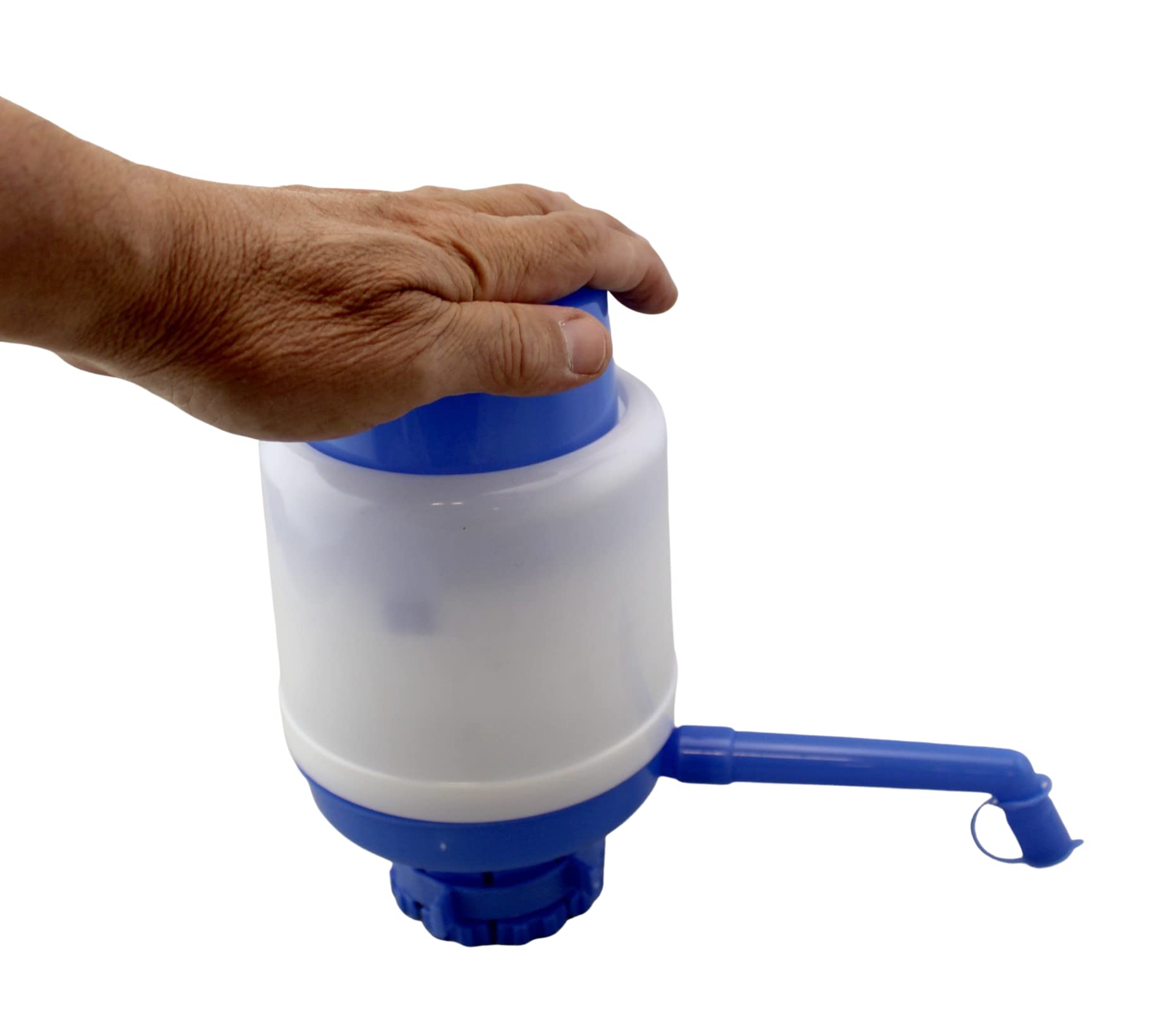 Dependable Industries Drinking Water Pump Manual Vacuum Action Dispenser for Drinking Water Bottles Fits Most Standard 3-5 Gallon Water Bottles