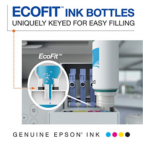 EPSON T522 EcoTank Ink Ultra-high Capacity Bottle Black (T522120-S) for select Epson EcoTank Printers