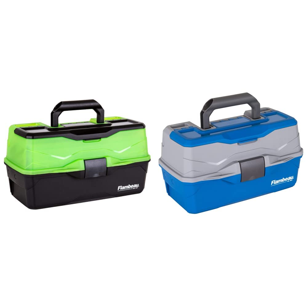 Flambeau Outdoors Tackle Box Bundle - Classic Tray and Satchel | Built to Fish, Built to Last