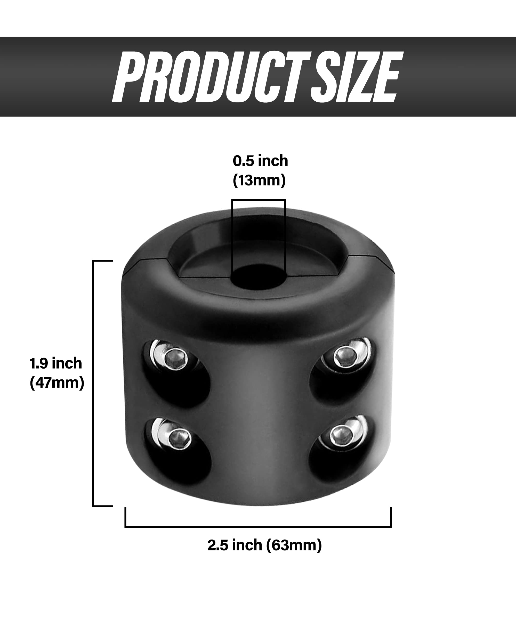 Rubber Winch Stopper,Winch Cable Hook Stopper,Rubber Rope Line Saver,Winch Cable Hook Rubber Stopper with Stainless Steel Screws and Nuts,Rubber Hook Stopper for Synthetic Winch Rope (Black)