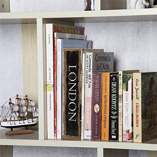 Jssmst Diversion Book Safe with Key Lock, Secrect Hidden Safe Lock Box Large Money Box High Capacity, 9.5 x 6.2 x 2.2 inches, SM-BS019LN London Bridge