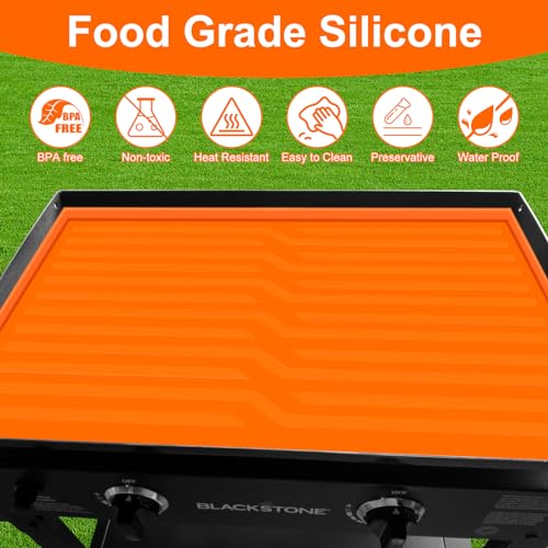 HMGES Silicone Griddle Mat for Blackstone 22inch Grill,Food Grade Reusable Protective Cover for Blackstone 22" Grill Top,Upgraded Thickened Protect Griddle From Dirt&Rust for All Season