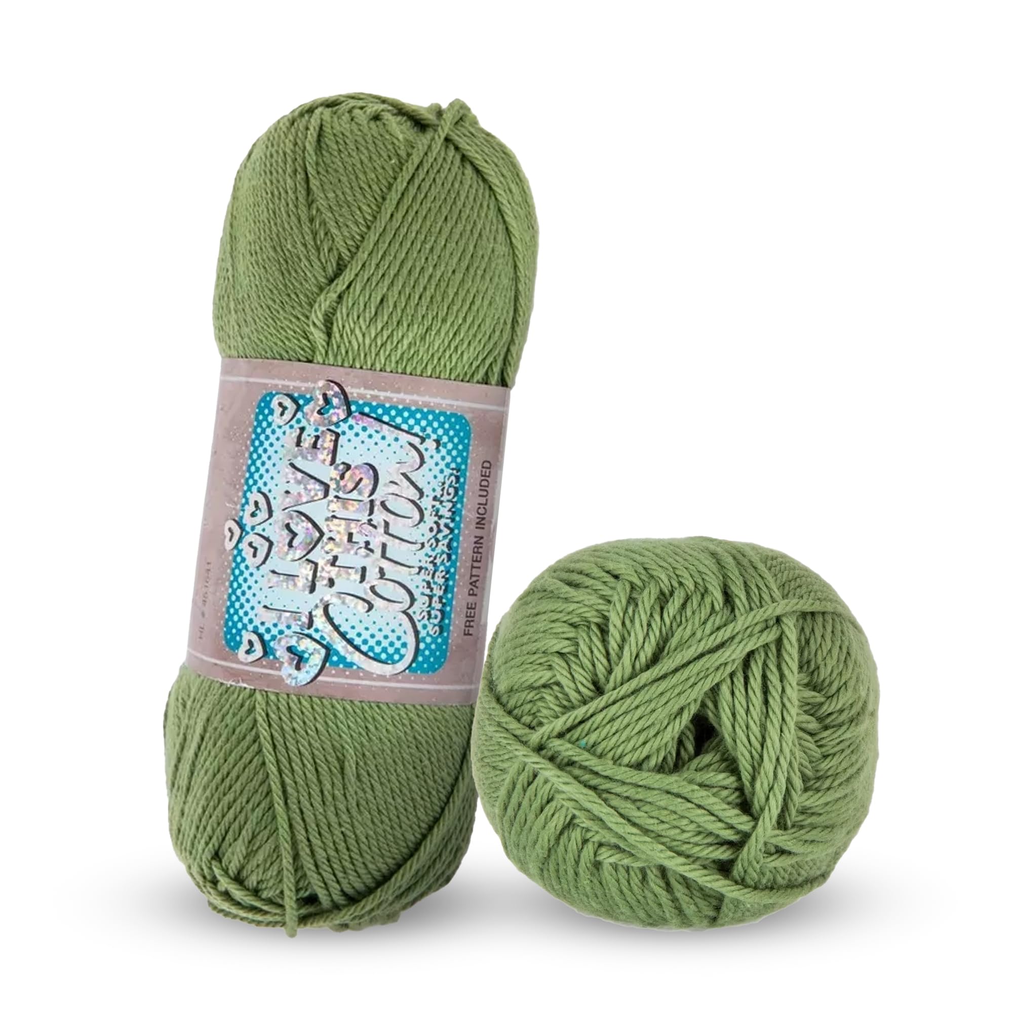 I Love This Cotton Medium Yarn for Crocheting & Knitting – Soft Yarn Skein – 180 Yards of 100% Cotton Yarn for Crocheting Blankets, Hats, & More – DIY Handcrafting Accessories