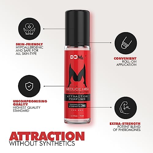 Do Me Seduce Her Obsessed Pheromone Cologne For Men - Pheromone Perfume Oil - Men’s Cologne With Extra Strength Pheromones - 0.34 oz (10 mL)