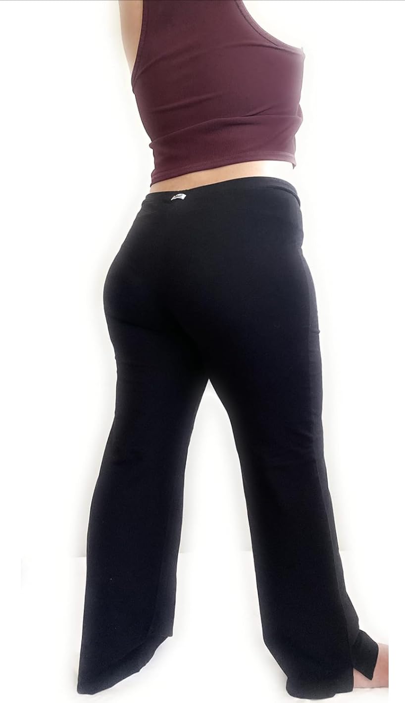 Everlast Loose Drawcord Yoga Soft Pants ~ 4 Way Stetchable Fabric ~ 32" inch Inseam (as1, Alpha, l, Regular, Regular, Black Color)