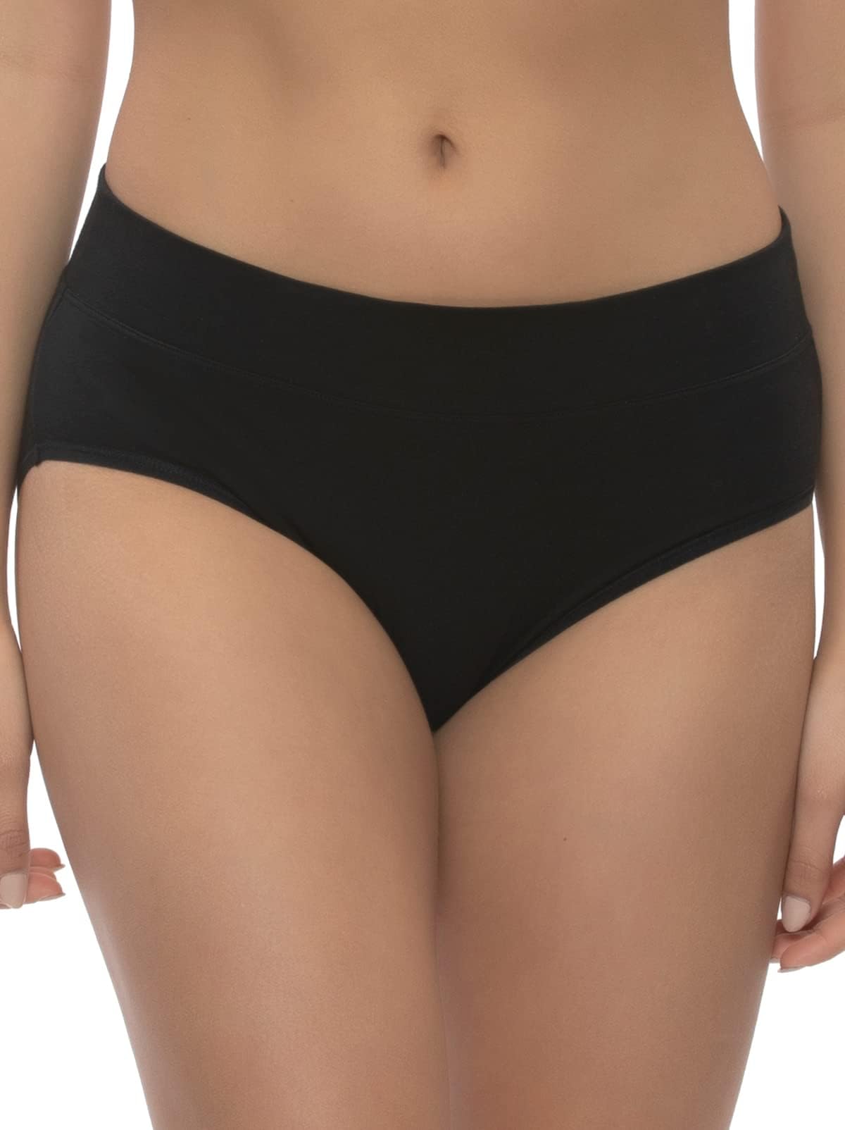 Felina Women's Pima Cotton Hipster Panty, 5-Pack Underwear
