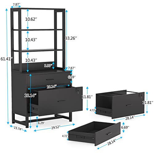 LITTLE TREE 2 Drawers Vertical Office File Cabinet