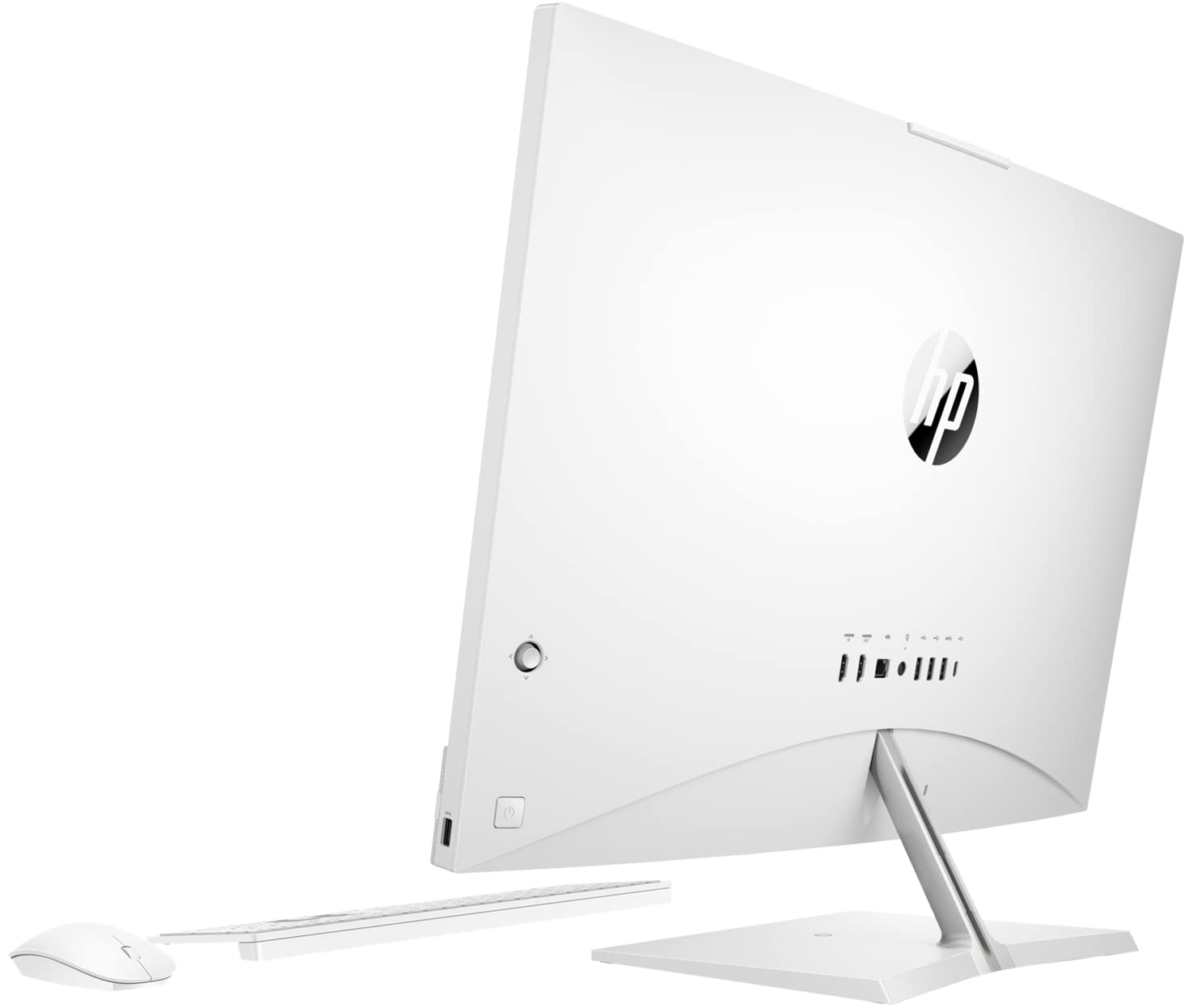 HP Pavilion 27-ca0276z AiO PC Home & Business All-in-One (AMD Ryzen 7 5700U 8-Core, 32GB RAM, 512GB m.2 SATA SSD + 1TB HDD (2.5), AMD Radeon, 27" 60Hz Touch Win 11 Pro) Refurbished (Renewed)