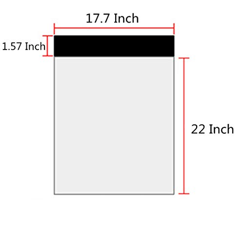 17.7 X 22 Inches Poly Mailers,Large Self-Sealing Shipping Envelopes Water Resistant Plastic Mailing Bags 10 Pcs
