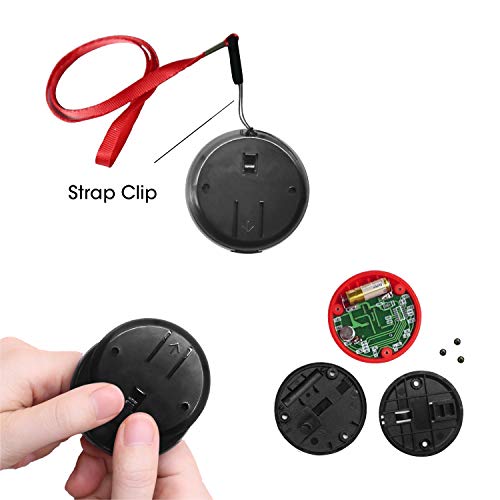 CallToU Caregiver Pager Wireless Call Button System 2 Transmitters 1 Plug-in Receiver 1 Battery Portable Receiver Nurse Calling Alert for Elderly Patient Disabled