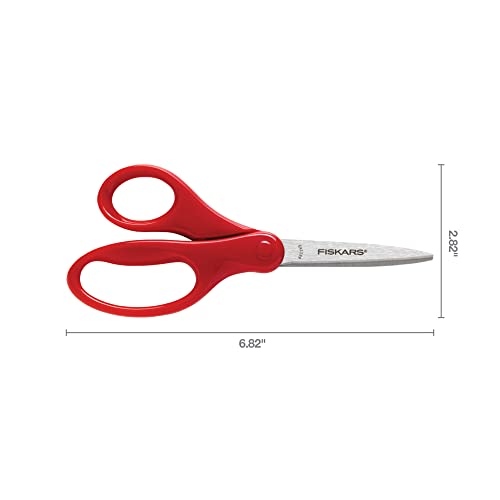 Fiskars Student Scissors, Scissors for School, 7 Inch, 3 Pack