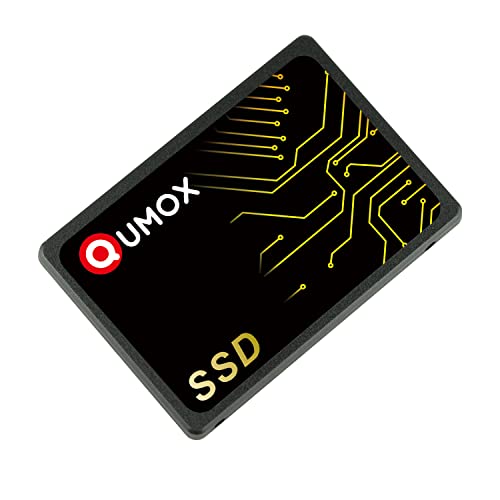 QUMOX 1TB SATA SSD - High-Speed Storage Solution with Read Speeds up to 520MB/s and Write Speeds up to 480MB/s