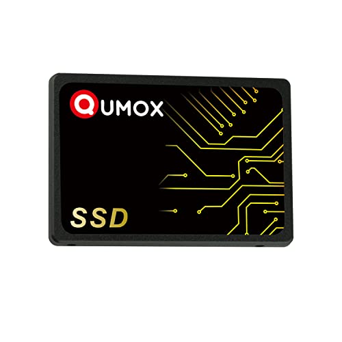 QUMOX 1TB SATA SSD - High-Speed Storage Solution with Read Speeds up to 520MB/s and Write Speeds up to 480MB/s