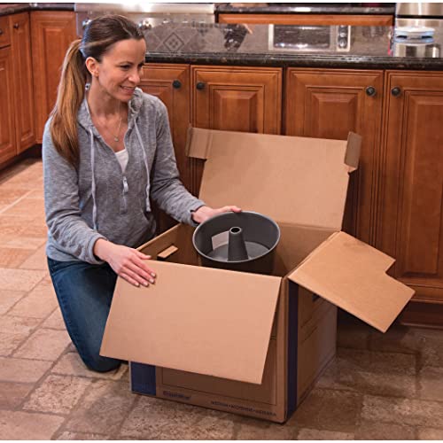 Bankers Box SmoothMove Prime Moving Boxes, Medium, 8-Pack, (0062806)