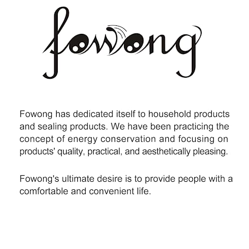 Fowong Adjustable 30" to 36" Door Guard Block - Noise/Cold Air/Wind/Breeze/Light Soundproofing Door Sweep Seal for Large Gap, Dark Gray