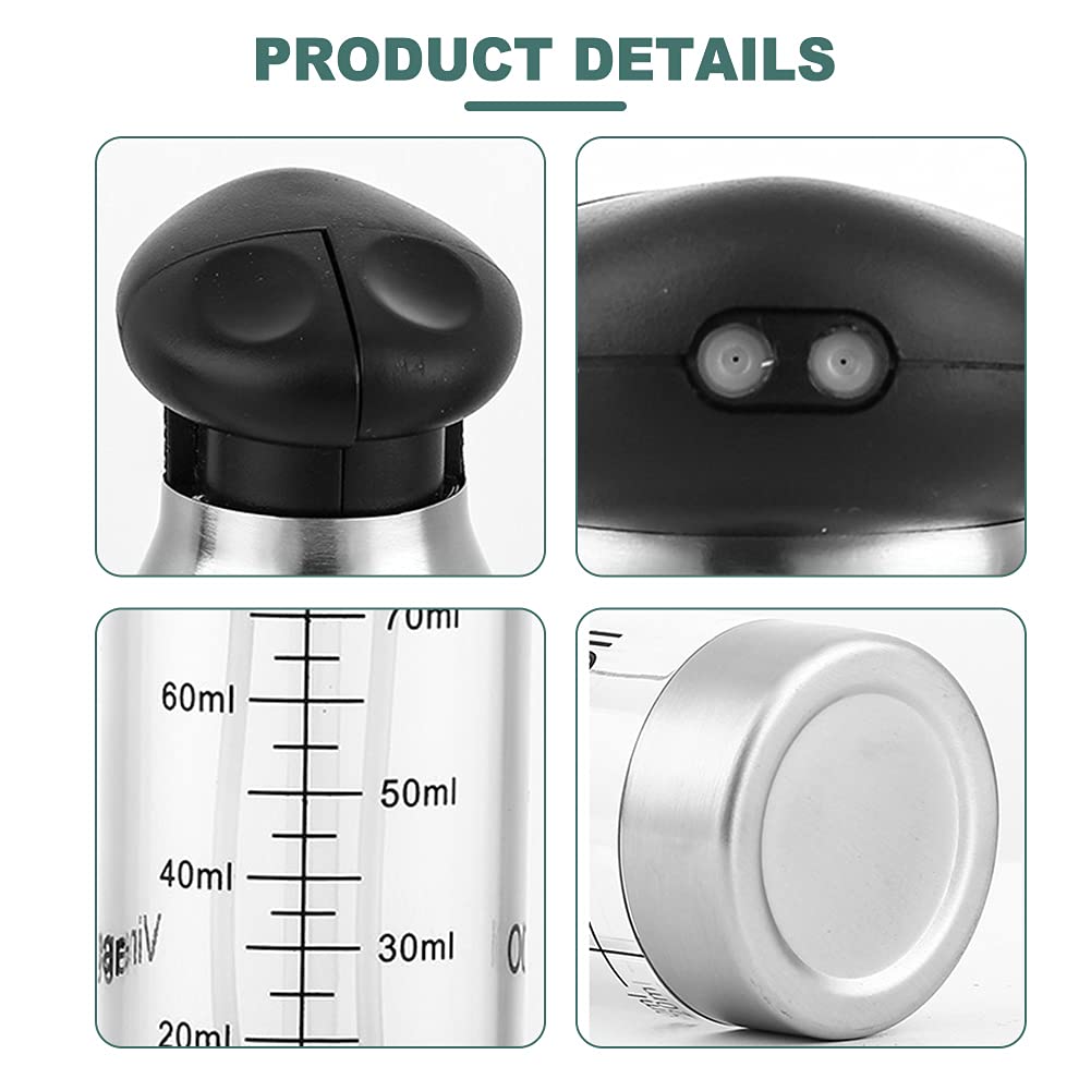 Xiaokeis Oil Sprayer for Cooking, 90ml Spray Bottles Kitchen Gadgets for Cooking Bottle 2 Compartment Home Kitchen for Kitchen, Salad, Baking, Frying(size:1 pcs)