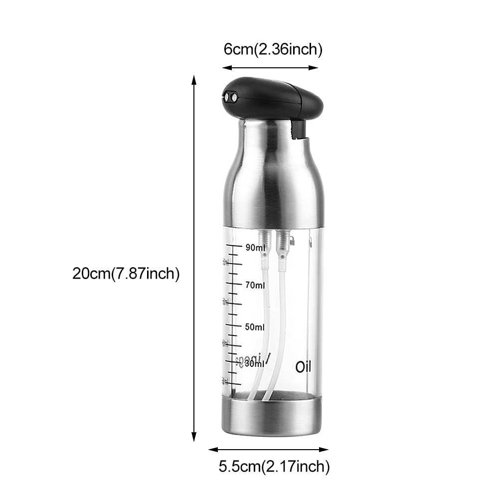 Xiaokeis Oil Sprayer for Cooking, 90ml Spray Bottles Kitchen Gadgets for Cooking Bottle 2 Compartment Home Kitchen for Kitchen, Salad, Baking, Frying(size:1 pcs)