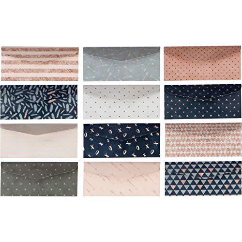 Cash Budget Envelopes for Cash System - 12 Pcs Money Envelopes for Cash Budgeting plus 12 Budget Sheets - Cash Envelopes for Budgeting - Money Saving Envelopes System Wallet for Cash Budgeting