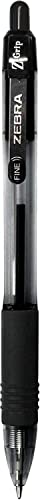 Zebra Pen Zebra Pens Z Grip - 28 Pack Ink Pens, Retractable Ballpoint Z-grip Fine Point 0.7 mm 14 Black & Blue Writing for School College Office Home Use., 28 Count (Pack of 1)