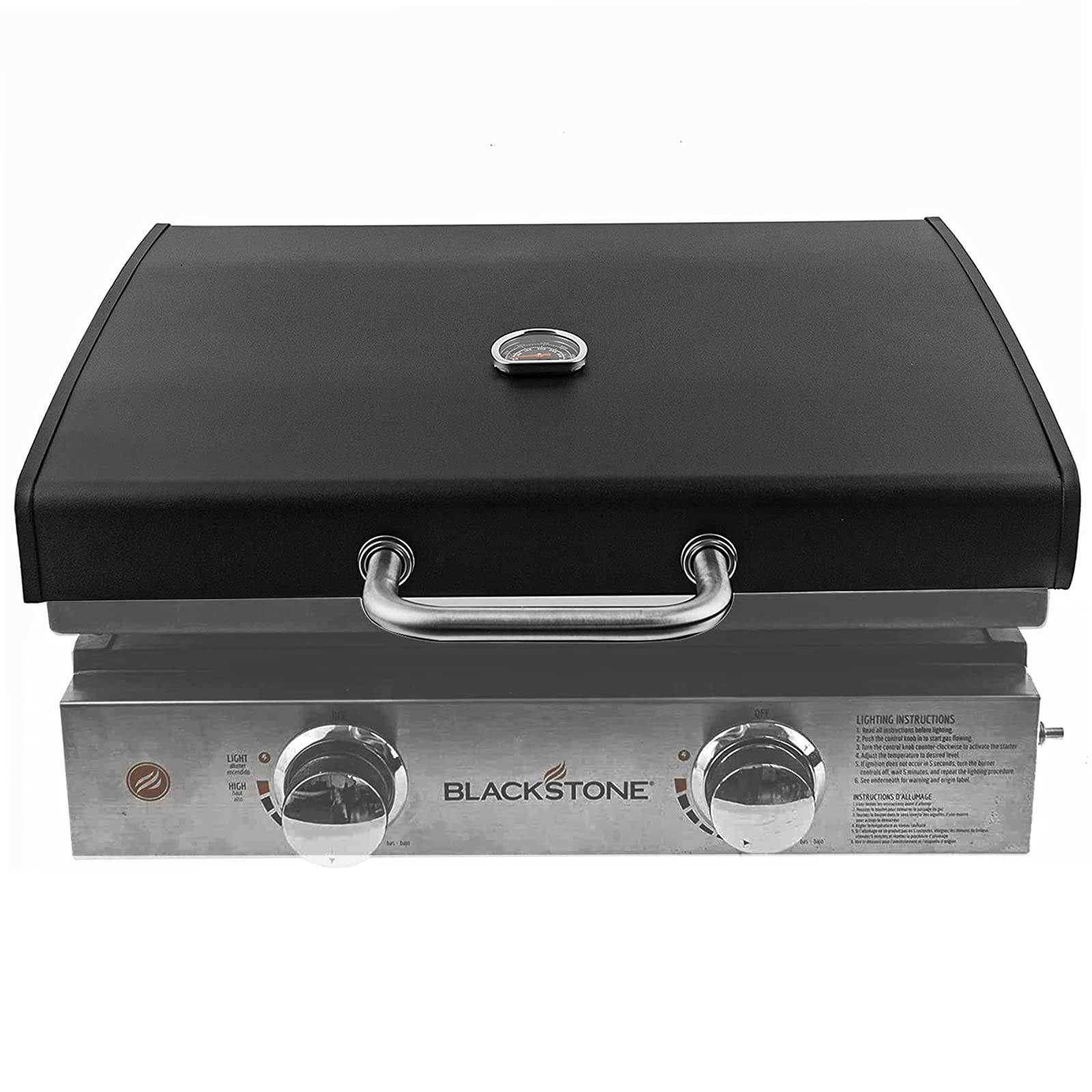 Hard Cover Hood for Blackstone 22 Inch Tabletop Griddle and Universal Grill Foldable Warming Rack/Shelf for Blackstone 17'' 22'' 28'' 36''