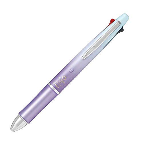 PILOT Dr. Grip 4+1, 4 Color 0.5 mm Ballpoint Multi Pen & 0.3 mm Mechanical Pencil - Gradation Lavender Body (BKHDF1SEF3-Gla)