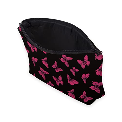 MRSP Cosmetic Bag Makeup bags for women,Small makeup pouch Travel bags for toiletries waterproof (Butterfly)